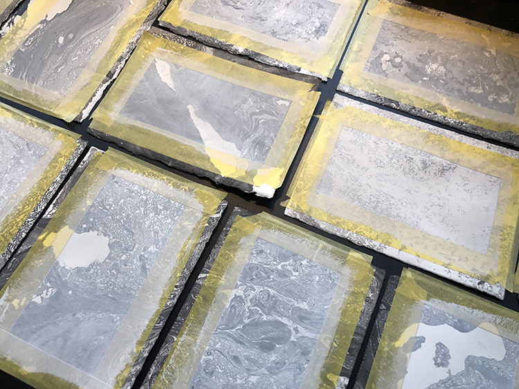 Week 12: Spray Paint Marbling & Mixed Media Drawings – Cry The Bird