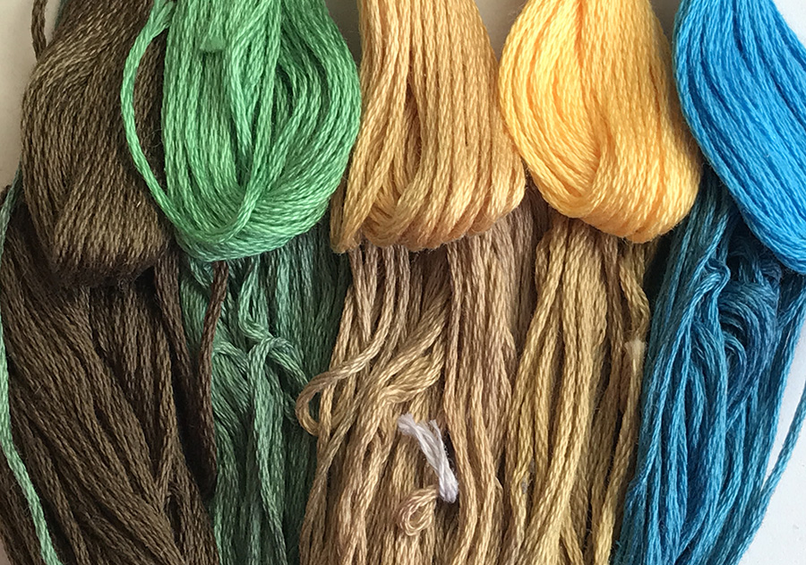 Blackberry Dying Embroidery Threads – Cry The Bird