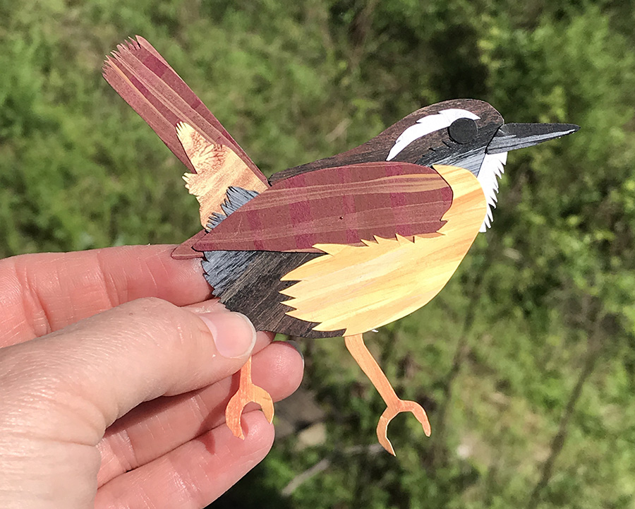 Cut Paper Birds Using Painted Paper – Cry The Bird